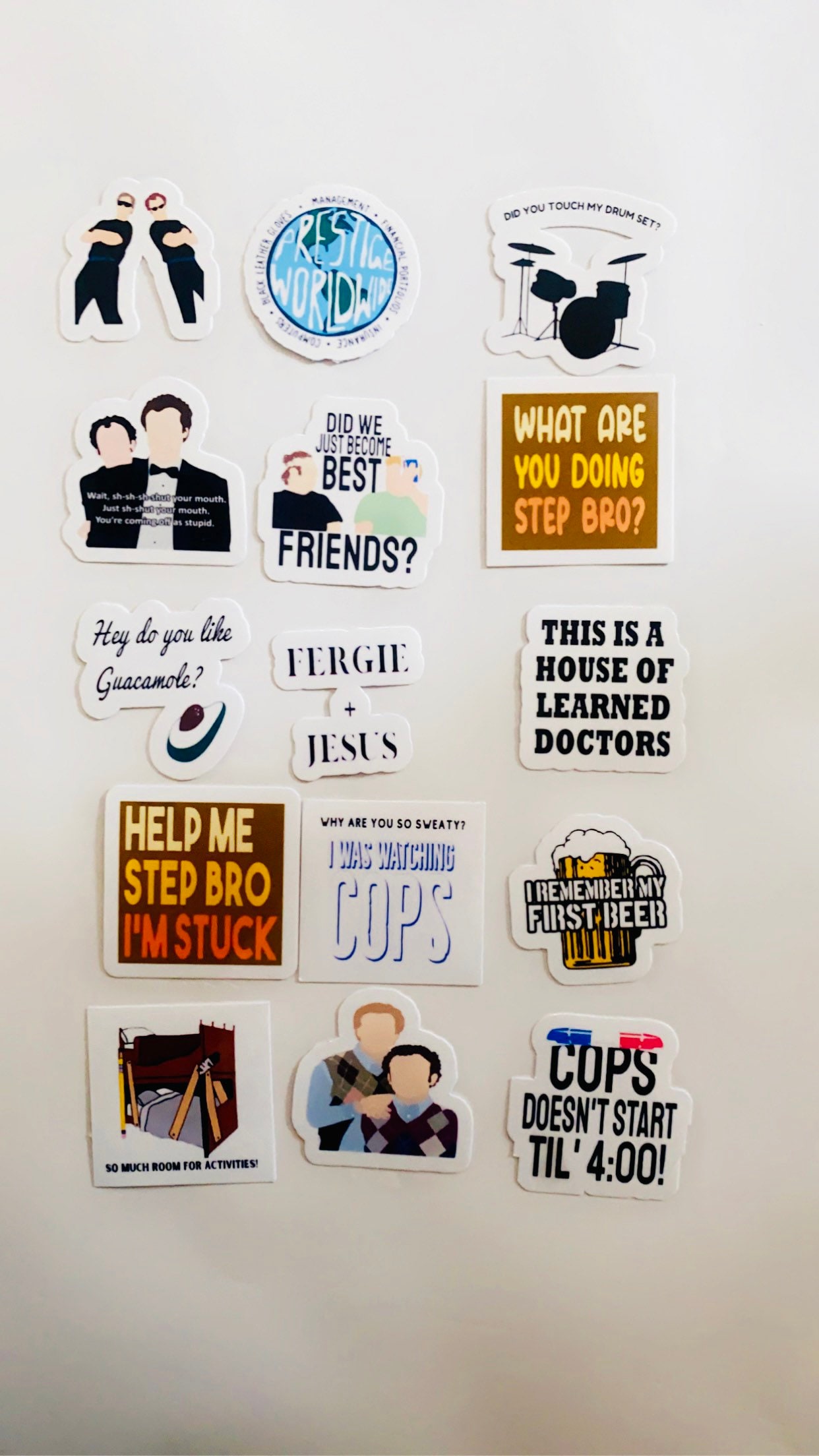 Step Brothers Stickers, Step Brothers Sticker Pack, Step Brothers ...