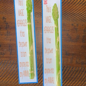 Physical Item Magic Asparagus Party Favor, Party Favor - Etsy