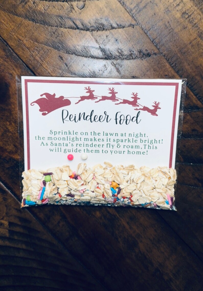 Magic Reindeer Food, Santas Reindeers, Food for Santas Reindeers - Etsy