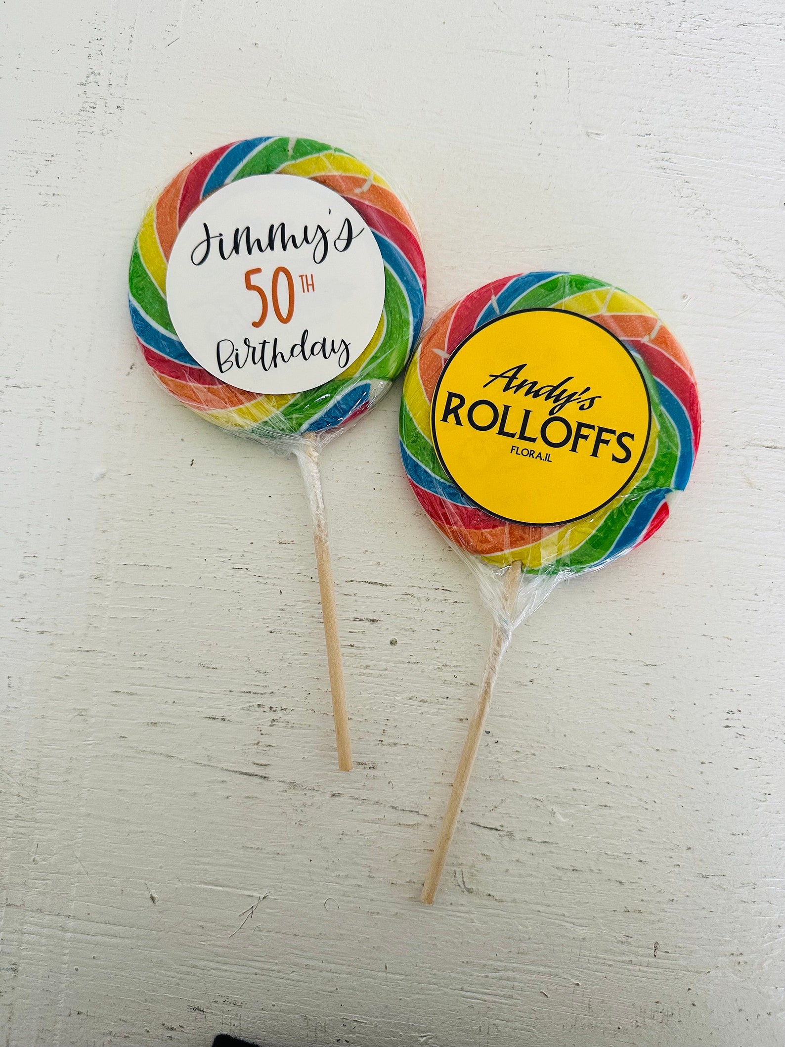 Jumbo Custom Lollipops-logo Custom Party Favor Candy Party - Etsy