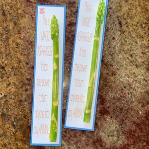 Physical Item Magic Asparagus Party Favor, Party Favor - Etsy