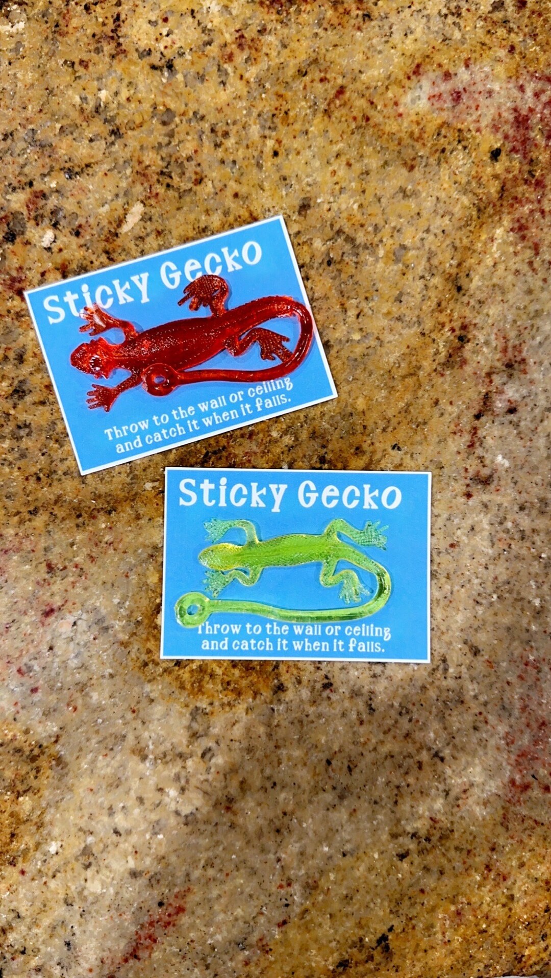 Physical Item Sticky Gecko Party Favor, Party Favor - Etsy