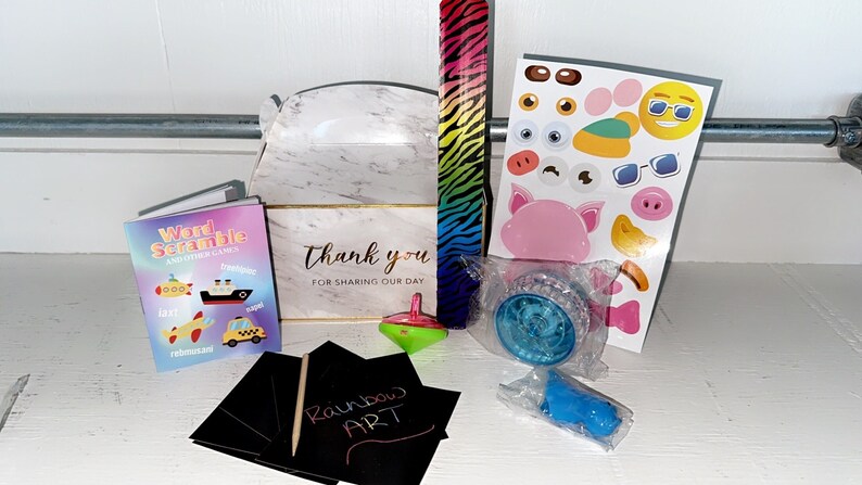 Wedding Activity Box for Kids, Busy Box, Activity Box, Party Favor ...