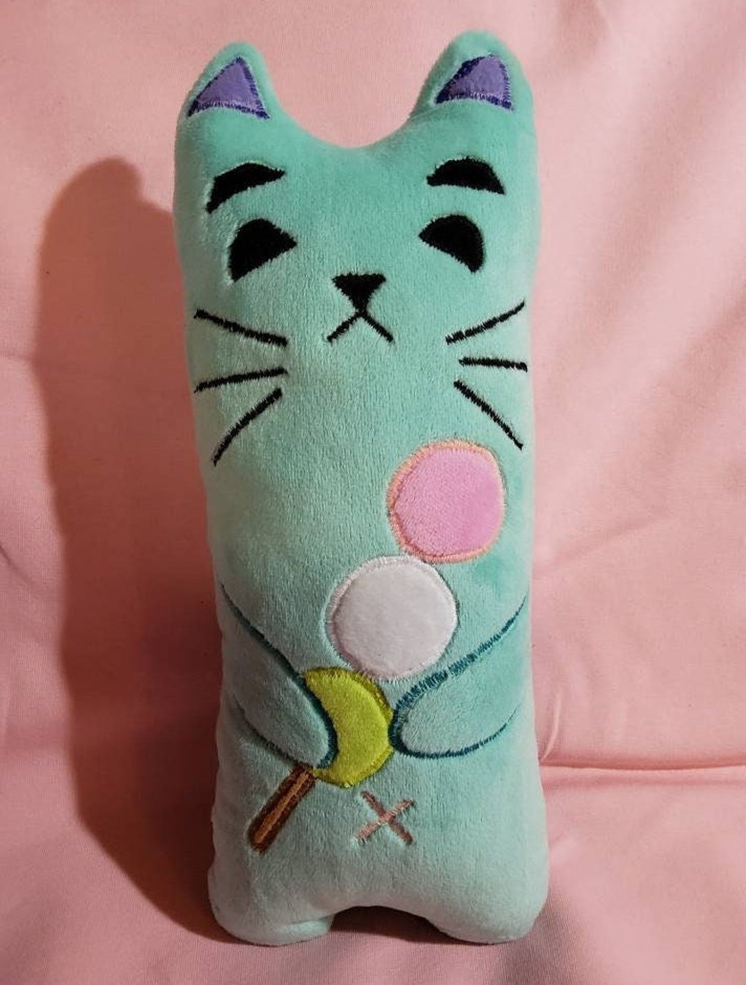 Silly Doodle Cats Plushie Rupert With Hanami Dango 27cm 1063 - Etsy