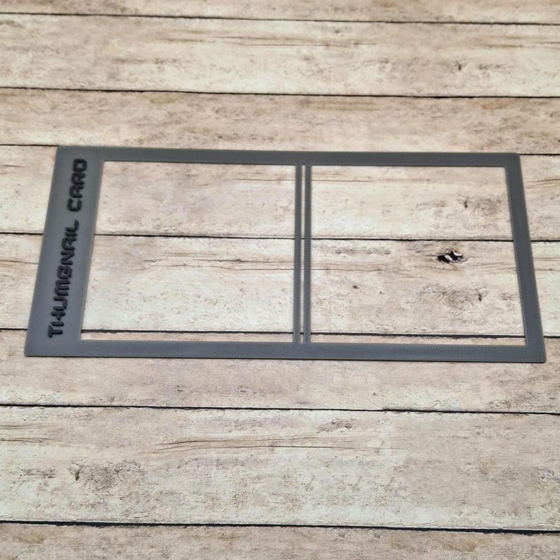 3D Printed Thumbnail Stencil Cards for Square Comics - Etsy