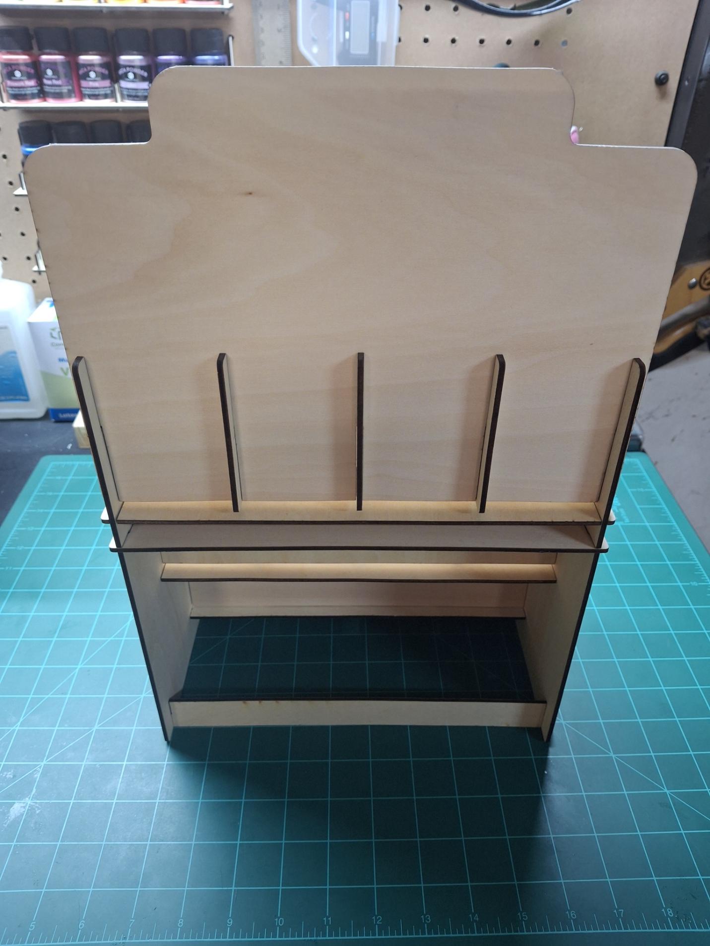 Wooden 12-slot Bookmark Display Stand Laser Cut File - Etsy