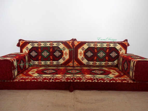 Arabic Style Majlis Floor Sofa Setfloor Couchoriental Floor | Etsy Canada