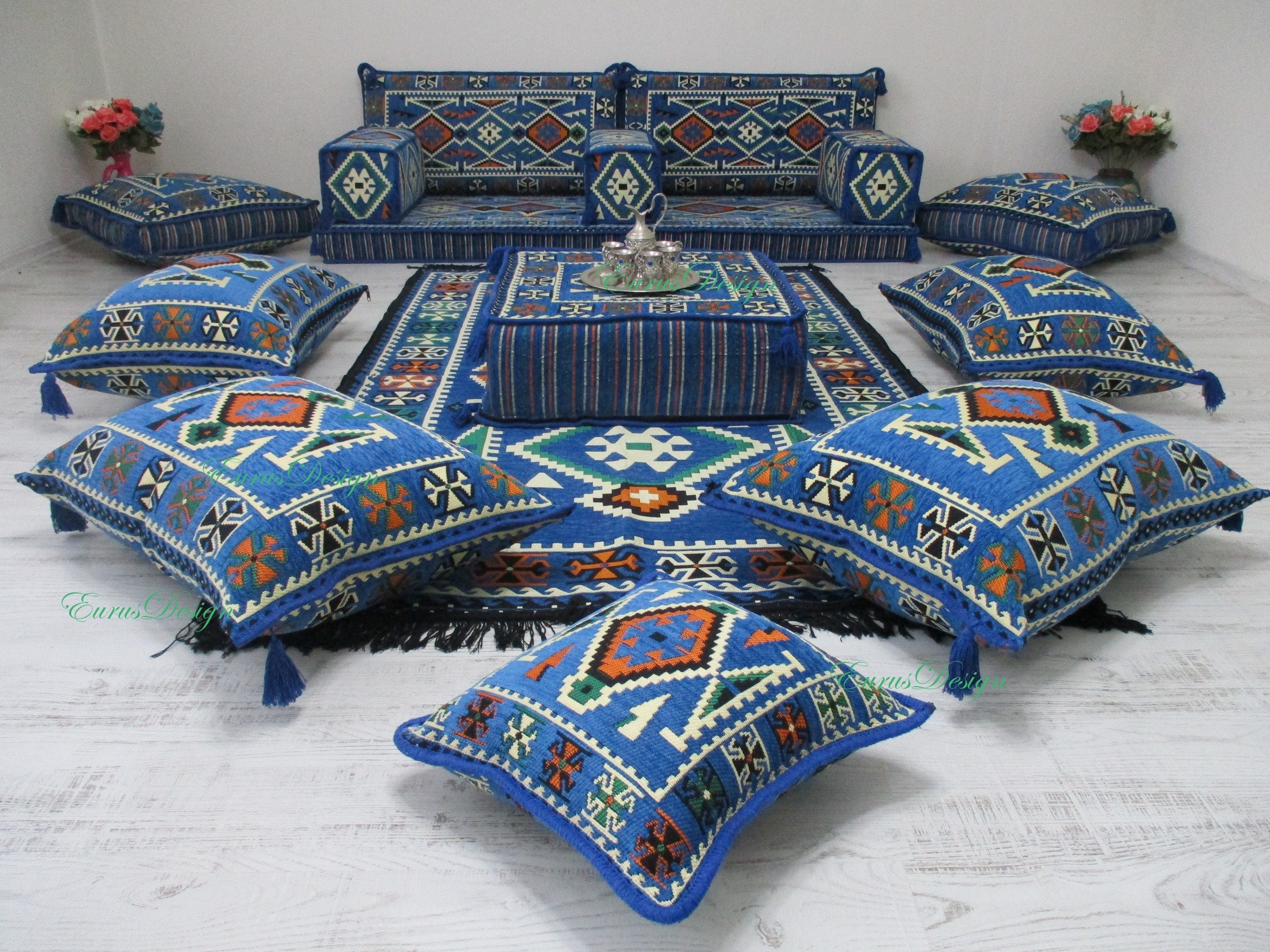 Arabic Style Majlis Floor Sofa Setfloor Couchoriental Floor - Etsy Canada