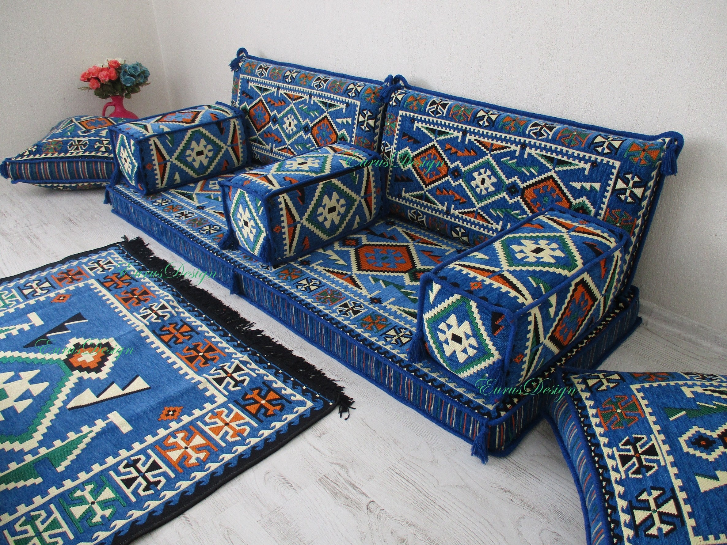 Arabic Style Majlis Floor Sofa Setfloor Couchoriental Floor - Etsy Canada