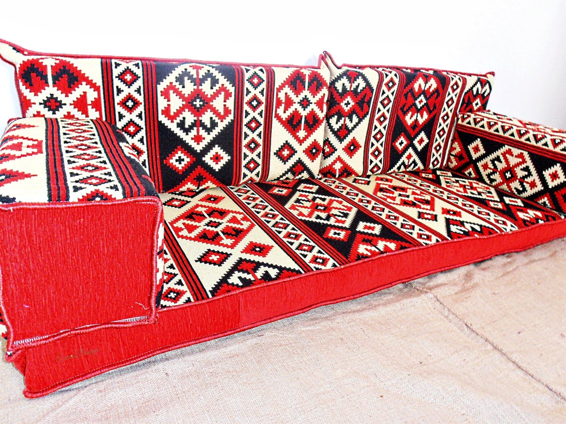 Arabic Style Majlis Floor Sofa Setfloor Couchoriental Floor - Etsy