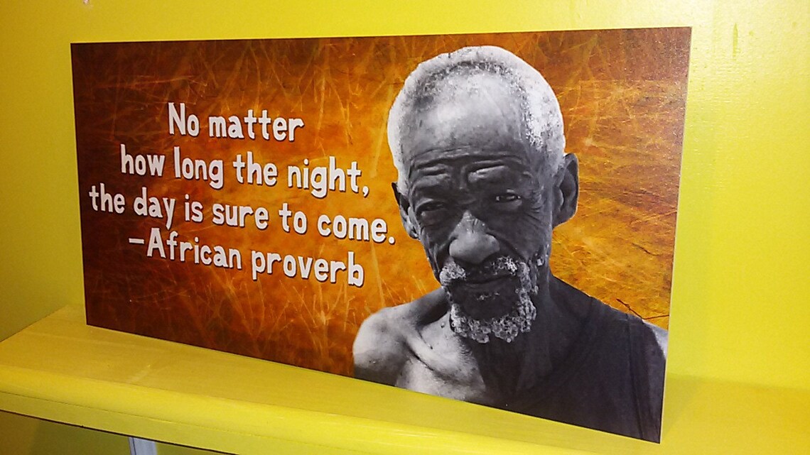 Inspirational Art African Proverbs | Etsy