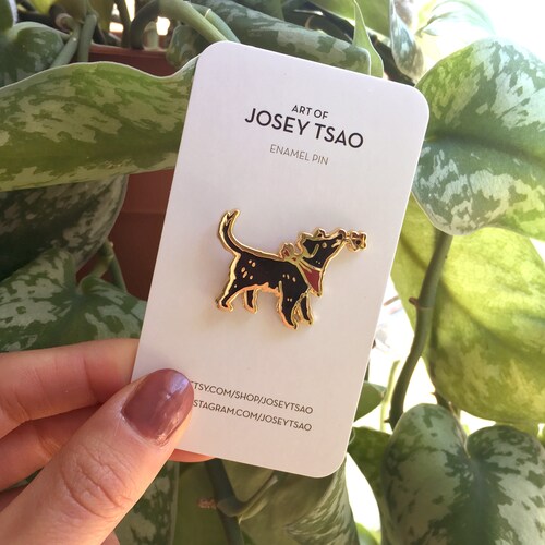 Dog Enamel Pin Cute Enamel Pin for Dog People Kawaii - Etsy