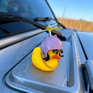 Spinner Helmet Rubber Duck: Aviator Sunglasses & Gold Chain - Etsy