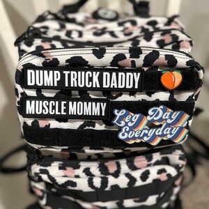 Peach Emoji Hook & Loop Patch (gym Bag, Tactical Bag, Weight Lifting Patch, Bodybuilding Patch ...