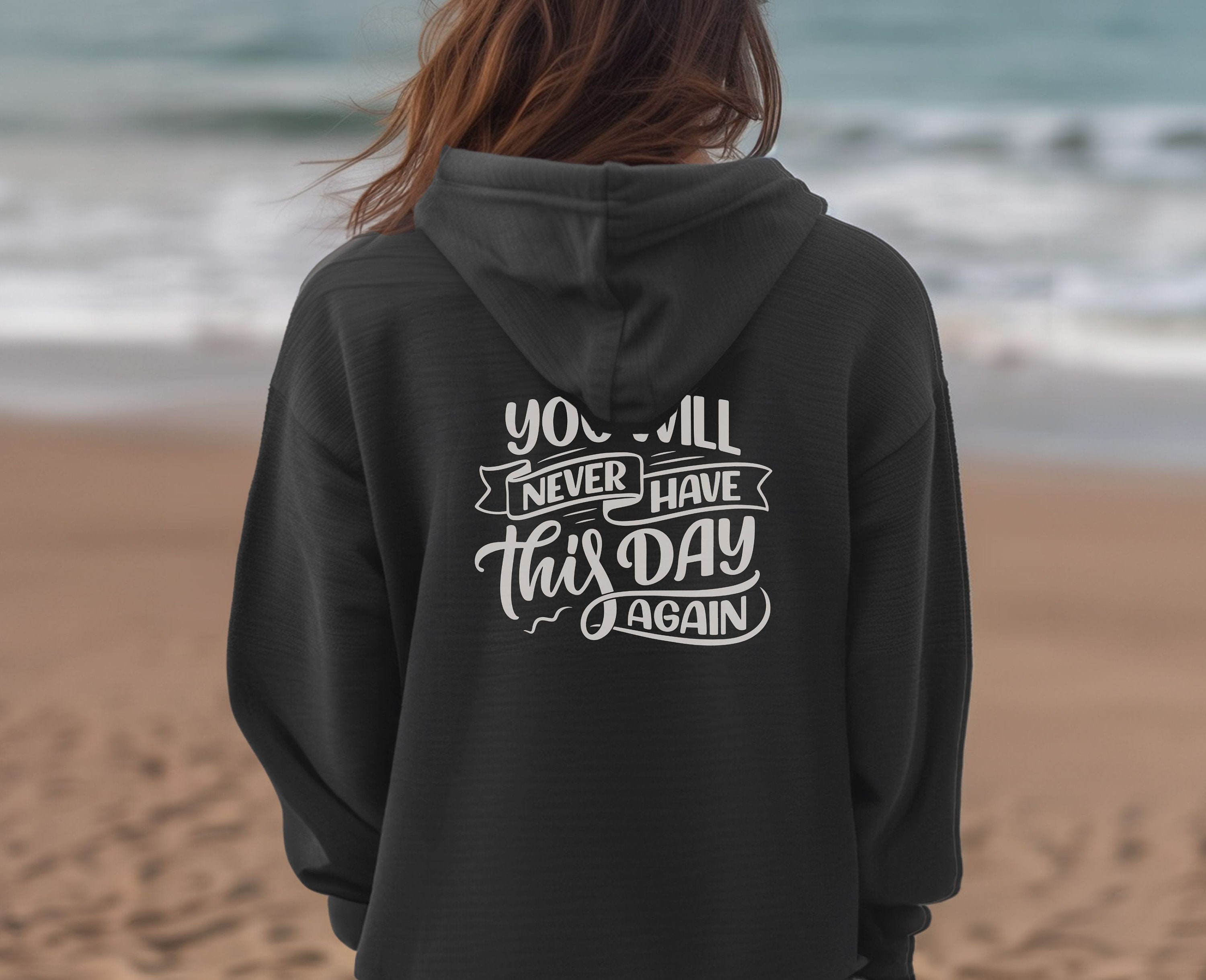 Two Sided Hooded Sweatshirt for Making It Count Sweatshirt for Living ...