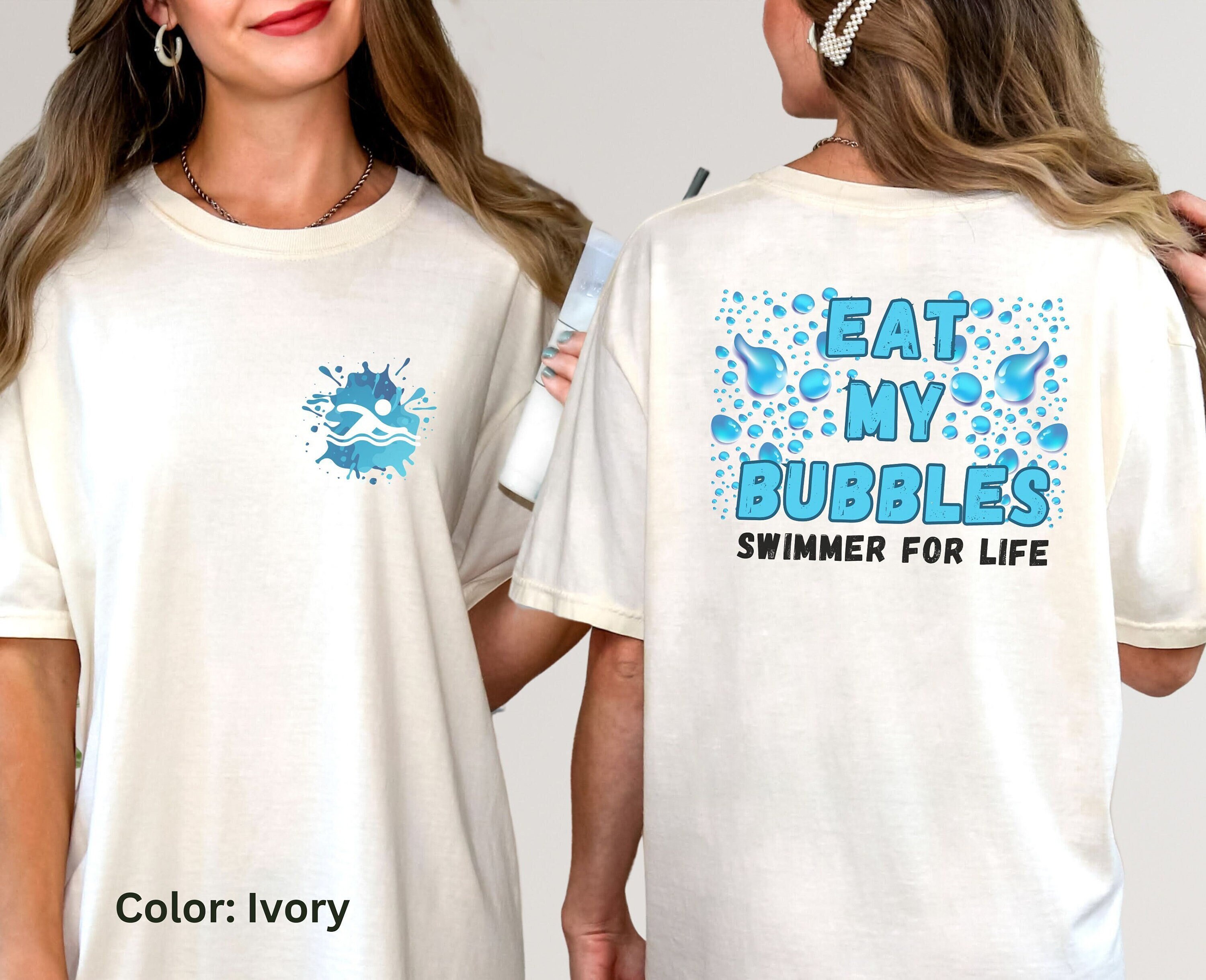 Two Sided Swimmer Shirt for Swimmer Gift for Swimmer Shirt for ...
