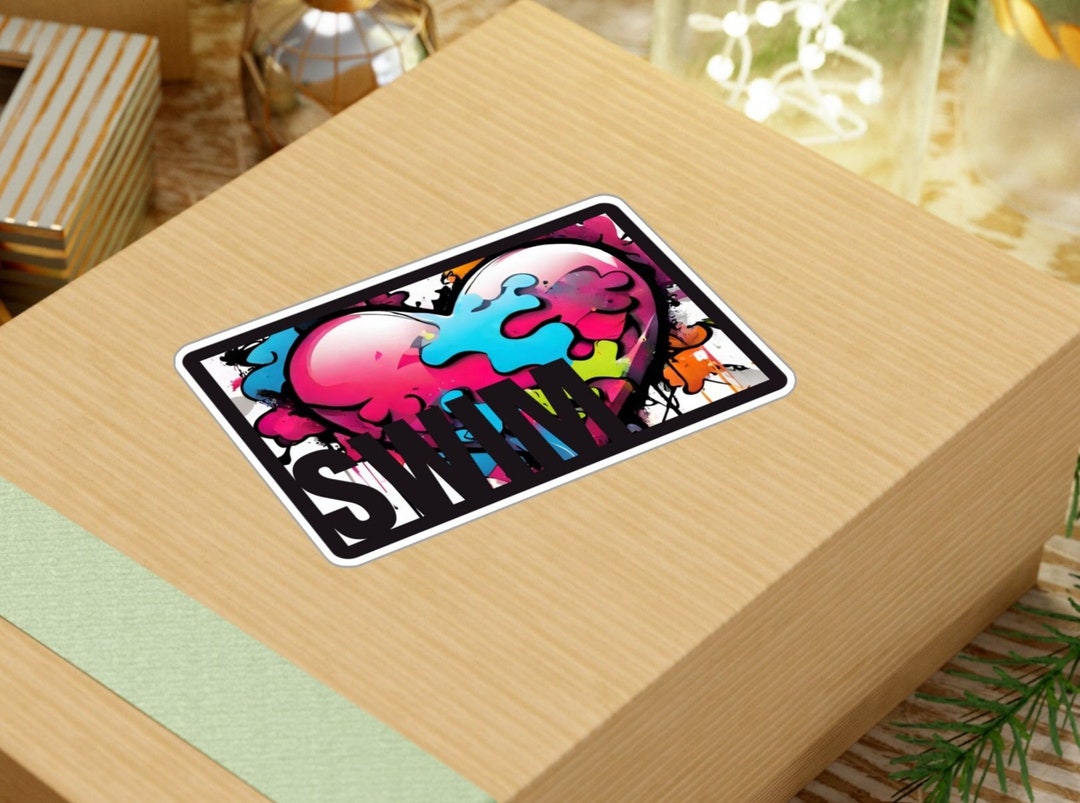 SWIM Vinyl Decal Swim Sticker for Swim Gift for Swimmer - Etsy