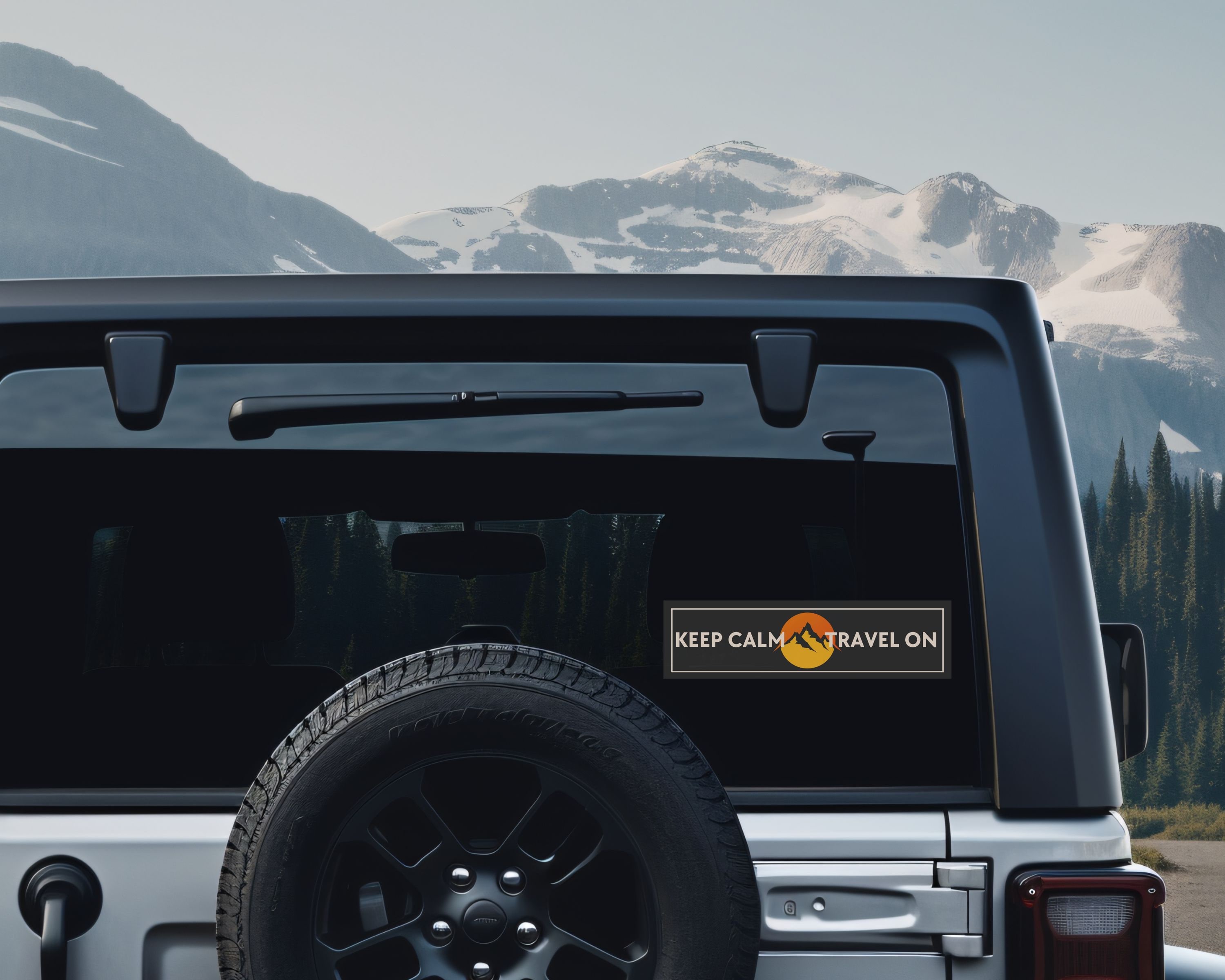 KEEP CALM TRAVEL Bumper Sticker Car Travel Road Trip - Etsy