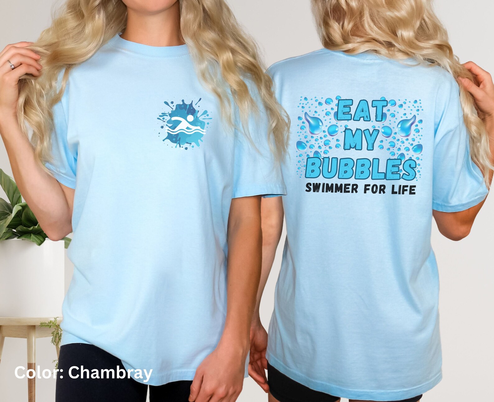 Two Sided Swimmer Shirt for Swimmer Gift for Swimmer Shirt for ...