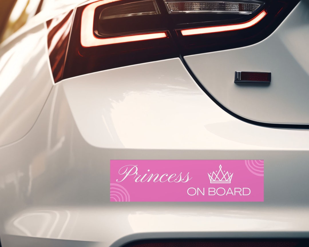 Bumper Sticker Auto Decal Sticker Princess Sticker Car Sticker - Etsy