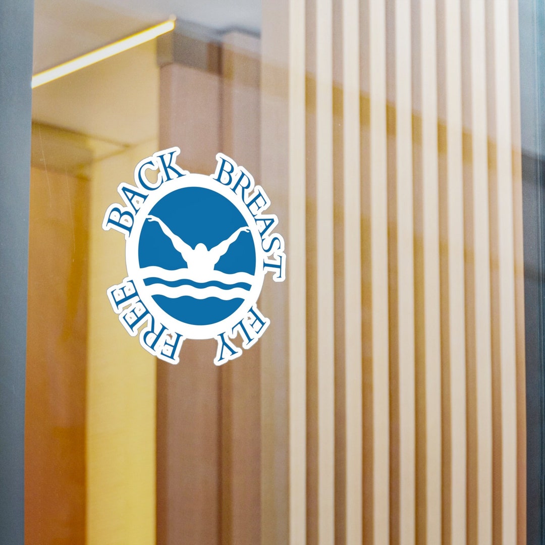 Swimming Vinyl Decal Swim Sticker for Swimmers Gift for Swimmer - Etsy