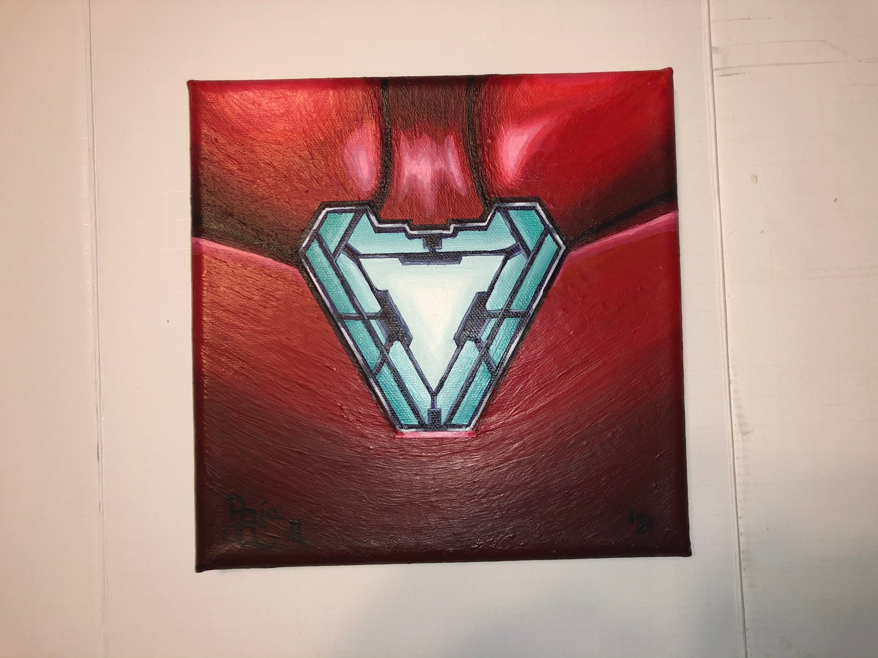 Iron Man Arc Reactor Drawing