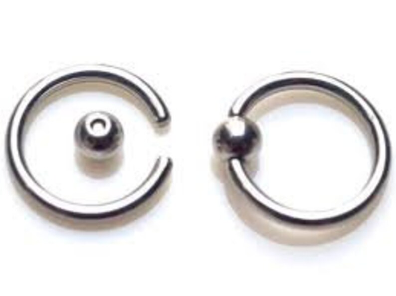 Captive Bead Ring for Earring/lip/septum/cartilage/tragus Hoop - Etsy