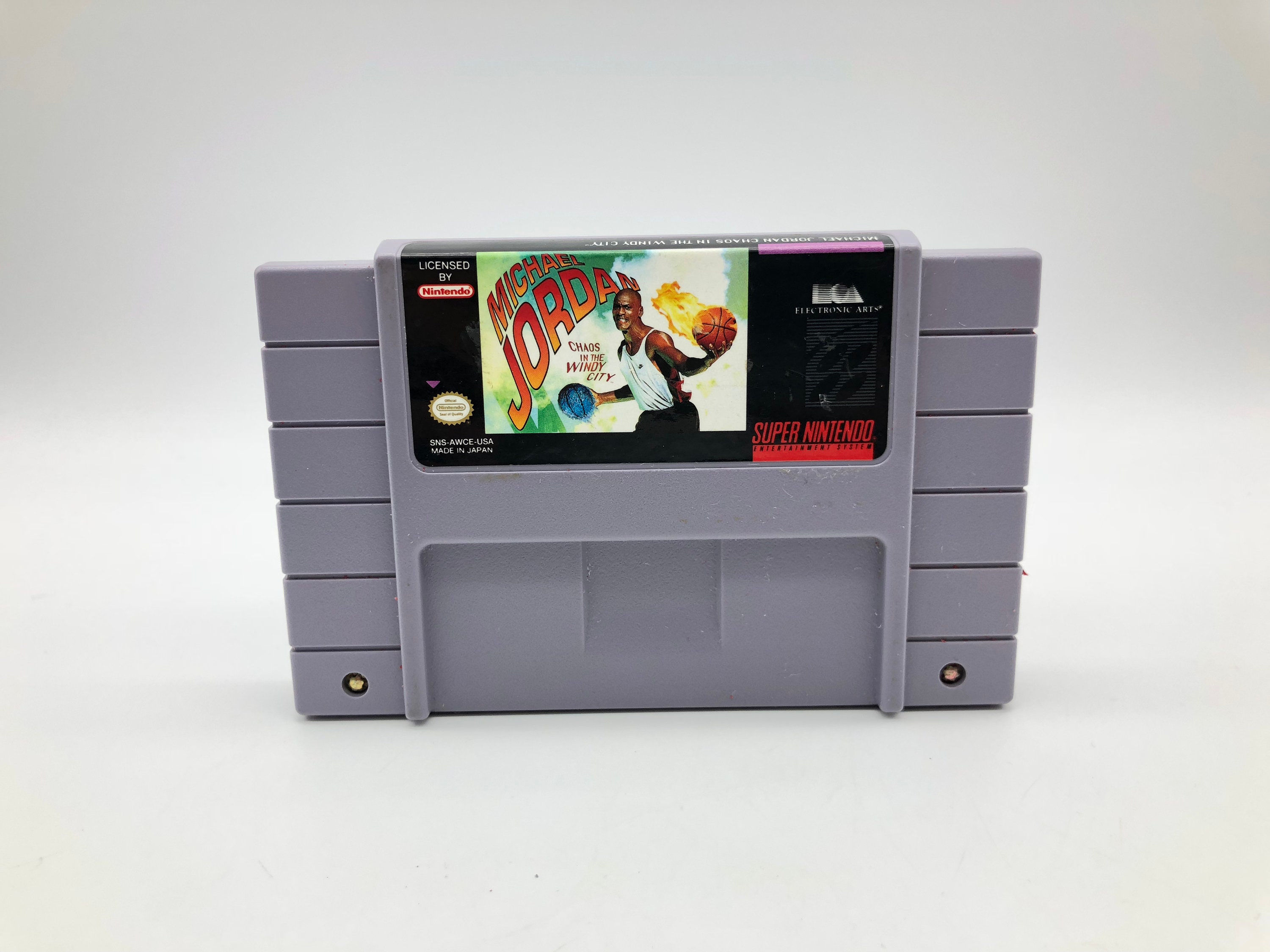 Michael Jordan: Chaos in the Windy City super Nintendo, 1994 Vintage ...