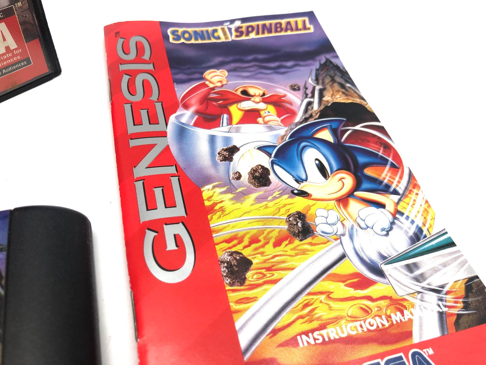 Sonic Spinball sega Genesis 1993 Complete With Case - Etsy