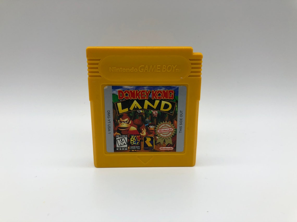 Donkey Kong Land nintendo Game Boy 1995 Vintage Video Game - Etsy