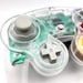 Nintendo Gamecube Controller Atomic Clear See-thru Controller Gamepad ...