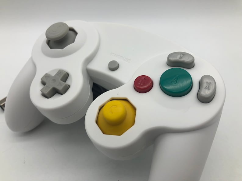 Nintendo Game Cube White Classic Controller Gamepad | Etsy