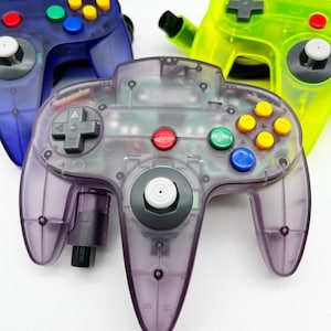 Funtastic N64 Controller: Atomic See-thru Transparent Style - Etsy