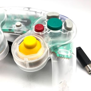 Nintendo Gamecube Controller | Atomic Clear See-thru Controller Gamepad ...
