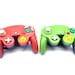Nintendo Game Cube Red /blue and Green Blue Controller Gift - Etsy
