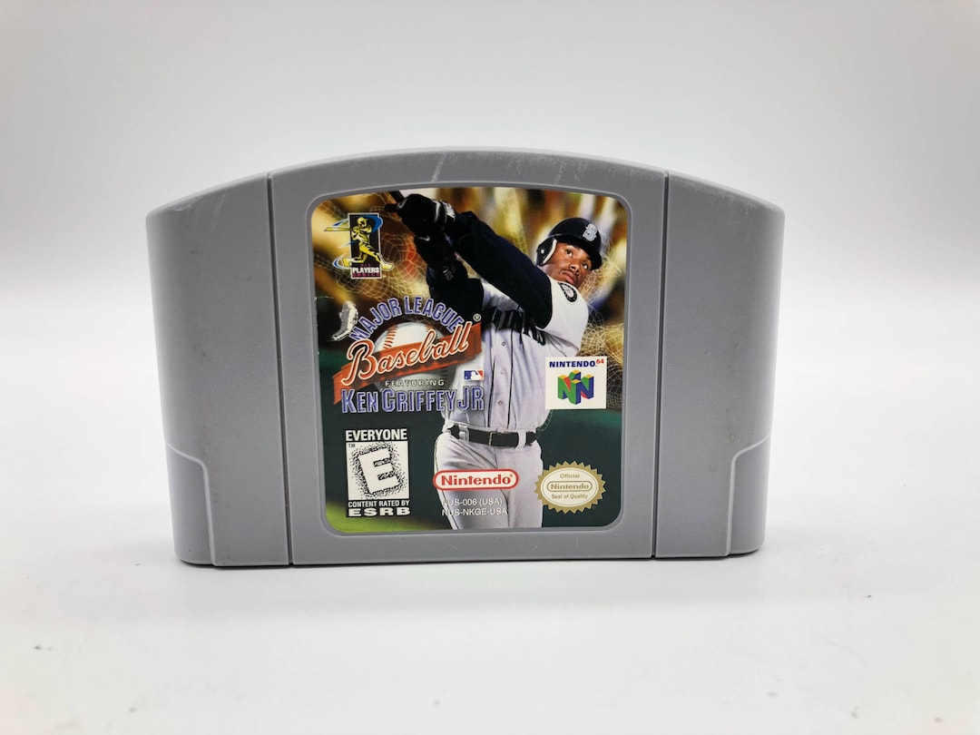 Ken Griffey Jr. Baseball - Nintendo 64 (N64) MLB, Vintage Baseball ...