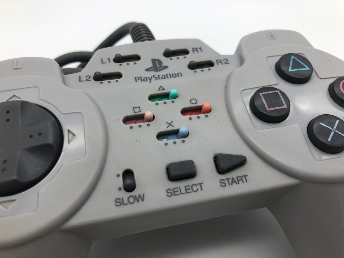 Playstation 1 Controller ASCII Enhance Pad Turbo Model 8180 - Etsy