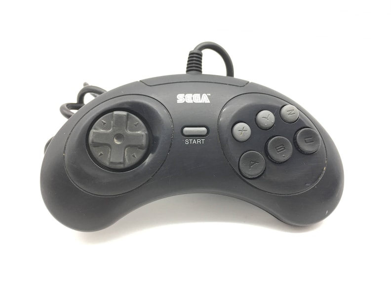 Sega Genesis Six Button Controller| Controller MK-1653 | Original OEM ...