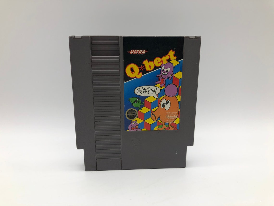 Q*bert , Nintendo Entertainment System, NES, 1989 | Vintage Video Games ...
