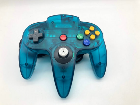 Nintendo 64 Controller Turquoise Funtastic Style Controller - Etsy