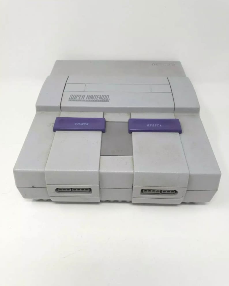 Super Nintendo SNES Console SNS-001 (no Cables, Tested) - Etsy
