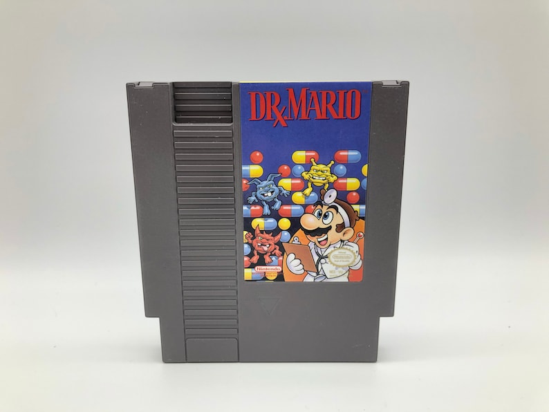 Dr Mario NES, Nintendo Entertainment System, 1990 | Vintage Video Game ...