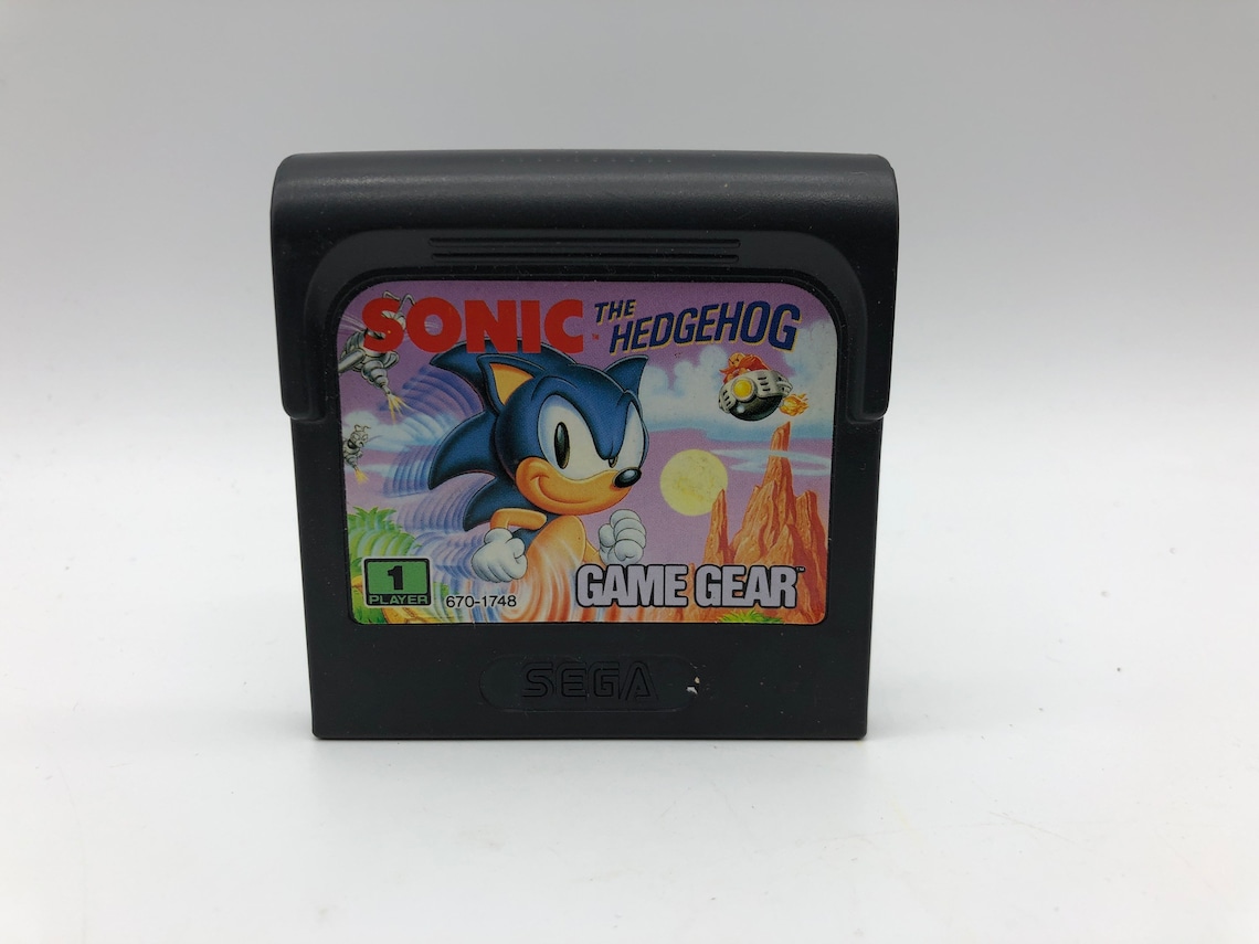 Sonic the Hedgehog 1991 Sega Game Gear Sega Original - Etsy