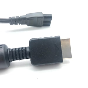 Playstation 1 AV Cable and Electric Cord, Audio and Video Cables ...