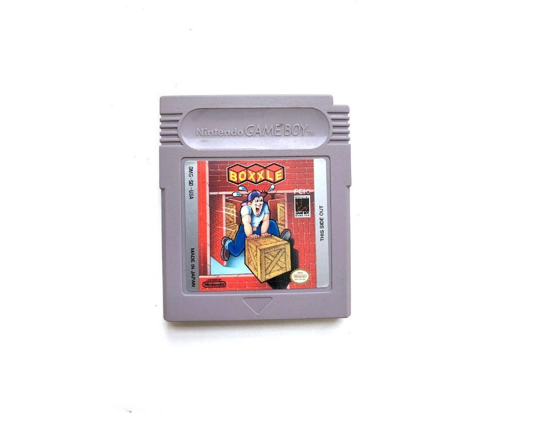 Boxxle | Nintendo Game Boy, 1990 | Vintage Video Game, Skating | Retro ...