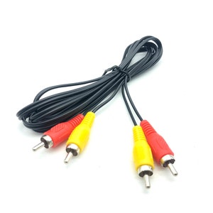 Nintendo NES Video Cable AV Yellow and Red NES Console Nes-001 Original ...