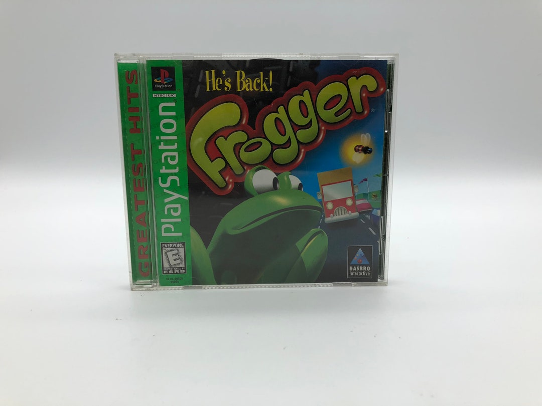 Frogger sony Playstation 1 1997 Vintage Video Game - Etsy