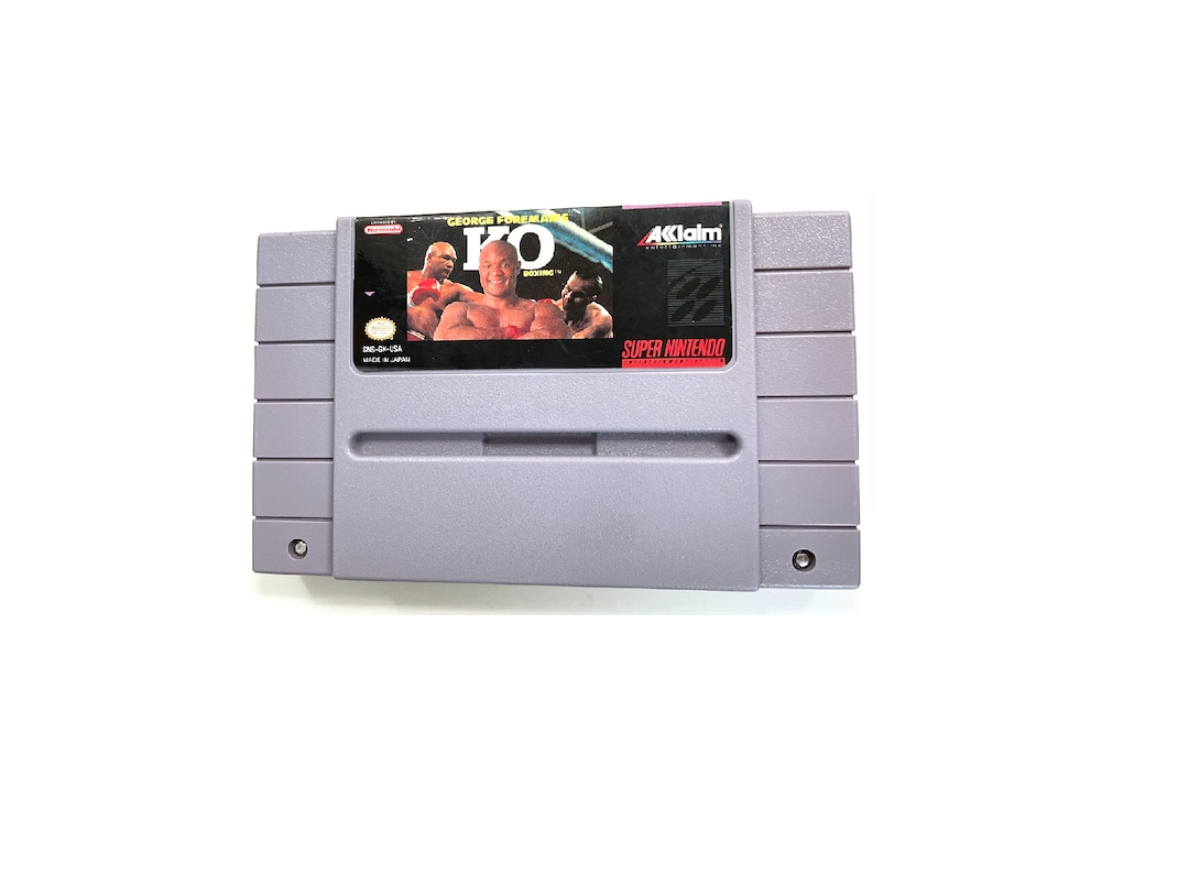 George Foreman's KO Boxing | Super Nintendo Entertainment System SNES ...
