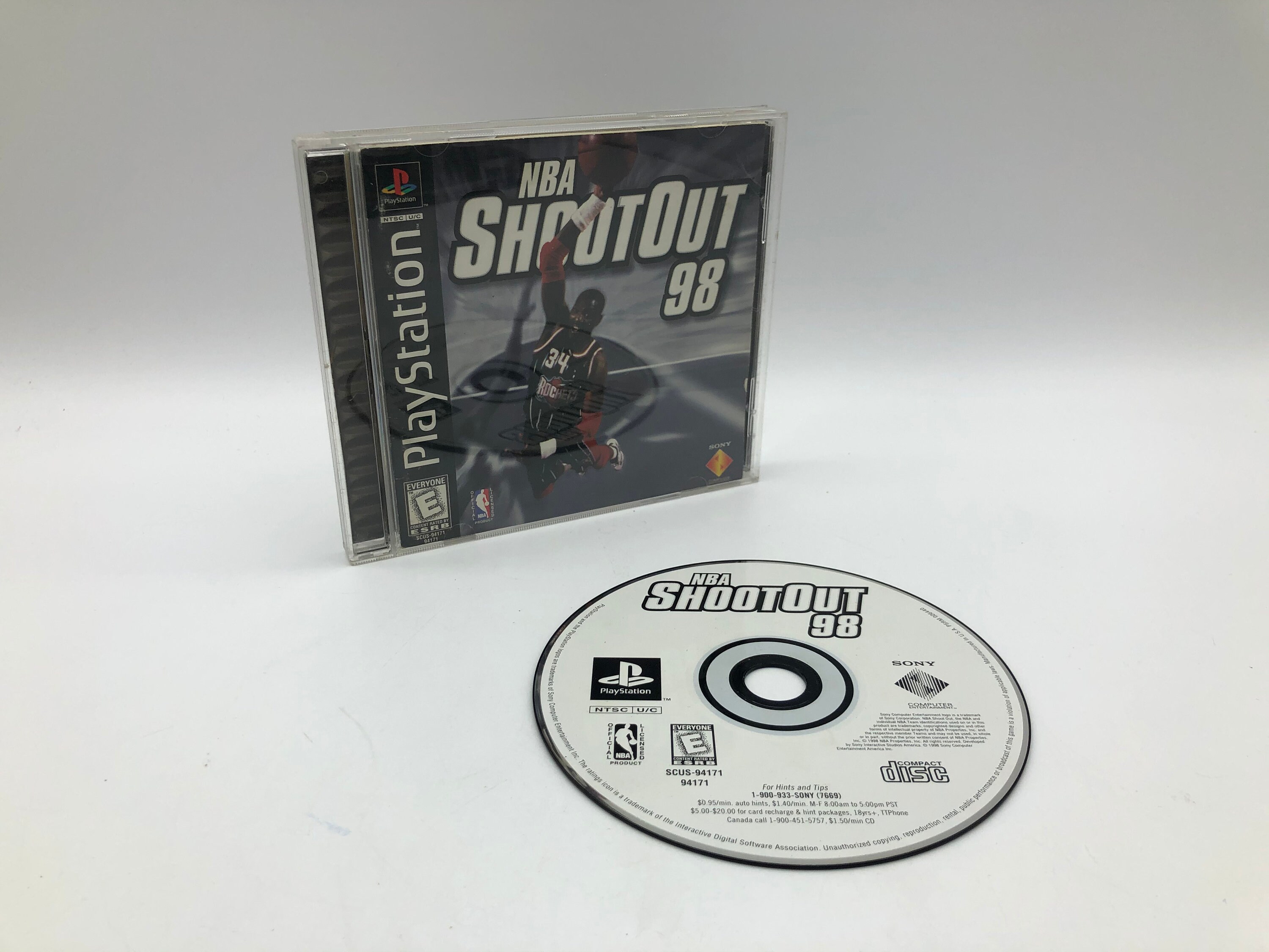 NBA Basketball Shootout 98Sony PlayStation 1 1998 Vintage | Etsy