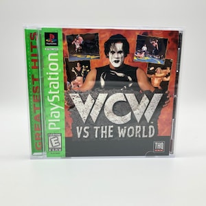 WCW Vs. the World (sony Playstation 1, 1997) Greatest Hits, Complete ...
